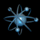 Atoms Science Animated Clipart GIF Free