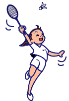 Badminton Sports Animated Clipart GIF Free