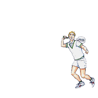 Badminton Sports Animated Clipart GIF Free