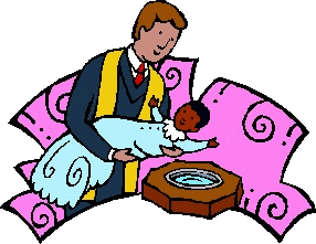 Baptism And Christening Religion Animated Clipart GIF Free