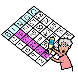 Bingo Games Animated Clipart GIF Free