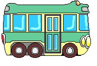 Bus Vehicles Animated Clipart GIF Free