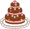 Cakes Food Animated Clipart GIF Free