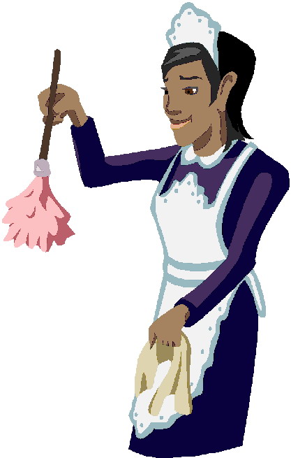 Cleaning People Animated Clipart GIF Free