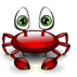 Crabs Food Animated Clipart GIF Free