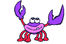 Crabs Food Animated Clipart GIF Free