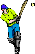 Cricket Sports Animated Clipart GIF Free