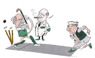 Cricket Sports Animated Clipart GIF Free