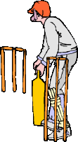 Cricket Sports Animated Clipart GIF Free