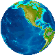 Earth World Animated Clipart GIF Free
