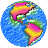 Earth World Animated Clipart GIF Free