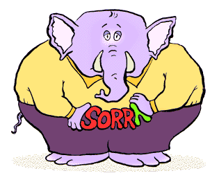 Elephants Animals Animated Clipart GIF Free