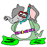 Elephants Animals Animated Clipart GIF Free