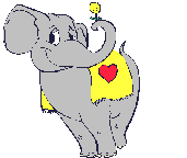 Elephants Animals Animated Clipart GIF Free