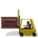 Forklift Vehicles Animated Clipart GIF Free