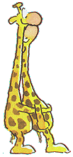 Giraffes Animals Animated Clipart GIF Free