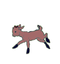 Goats Animals Animated Clipart GIF Free