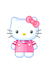 Hello Kitty Cartoon Animated Clipart GIF Free