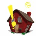 Houses Building Animated Clipart GIF Free