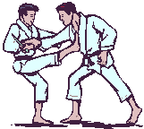 Karate Sports Animated Clipart GIF Free