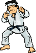 Karate Sports Animated Clipart GIF Free