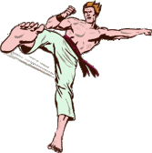Karate Sports Animated Clipart GIF Free