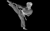 Karate Sports Animated Clipart GIF Free