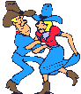 Line Dancing Lifestyle Animated Clipart GIF Free