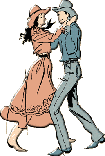 Line Dancing Lifestyle Animated Clipart GIF Free