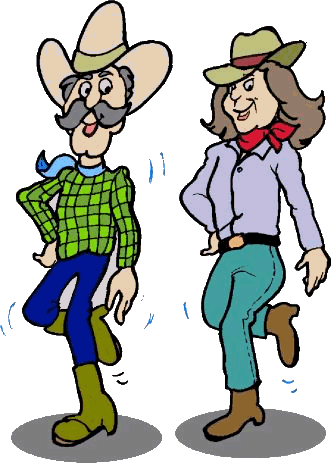 Line Dancing Lifestyle Animated Clipart GIF Free