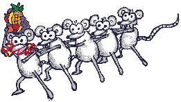 Mice Animals Animated Clipart GIF Free