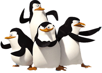 Penguins Animals Animated Clipart GIF Free