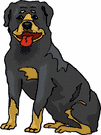 Rottweilers Animals Animated Clipart GIF Free