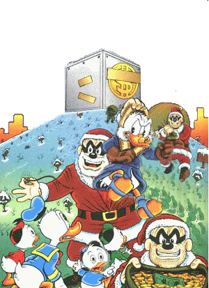 Scrooge McDuck Cartoon Animated Clipart GIF Free