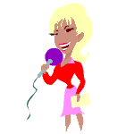 Singers People Animated Clipart GIF Free