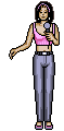 Singers People Animated Clipart GIF Free