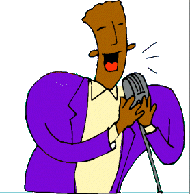 Singing Music Animated Clipart GIF Free