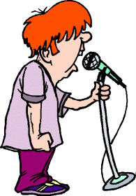 Singing Music Animated Clipart GIF Free