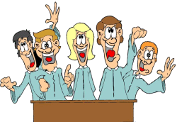 Singing Music Animated Clipart GIF Free