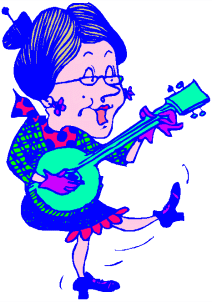 Singing Music Animated Clipart GIF Free