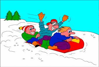Sleds Sledges And Sleighs Holidays Animated Clipart GIF Free