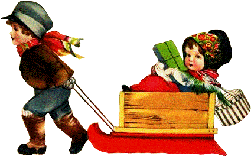 Sleds Sledges And Sleighs Holidays Animated Clipart GIF Free