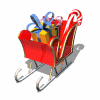 Sleds Sledges And Sleighs Holidays Animated Clipart GIF Free