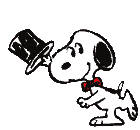 Snoopy Cartoon Animated Clipart GIF Free