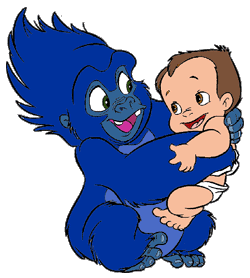 Tarzan Cartoon Animated Clipart GIF Free