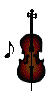 Violins Music Animated Clipart GIF Free