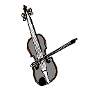 Violins Music Animated Clipart GIF Free