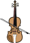 Violins Music Animated Clipart GIF Free