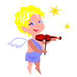 Violins Music Animated Clipart GIF Free