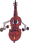 Violins Music Animated Clipart GIF Free